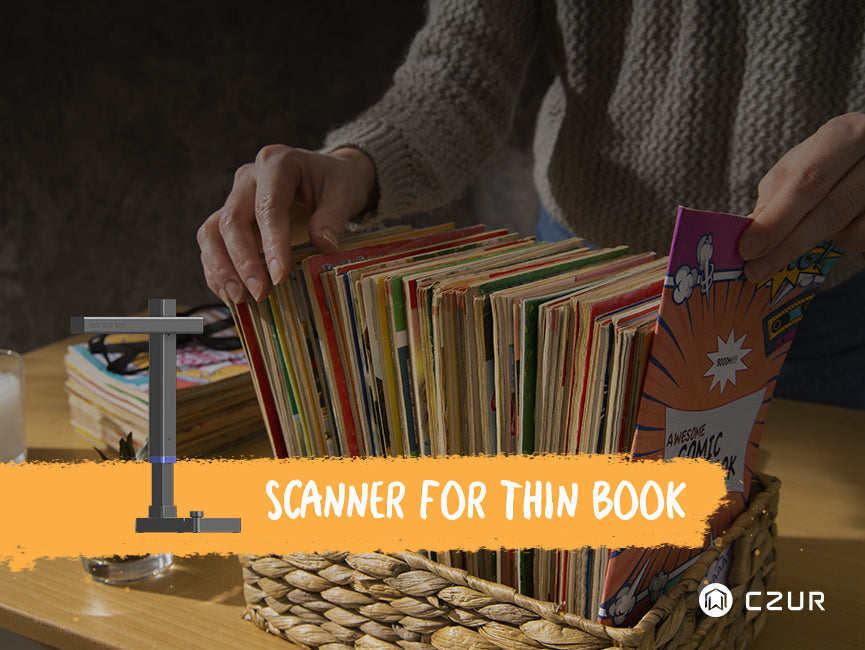 Which Scanner is the Best for Scanning Pages of thin Books? – CZUR TECH